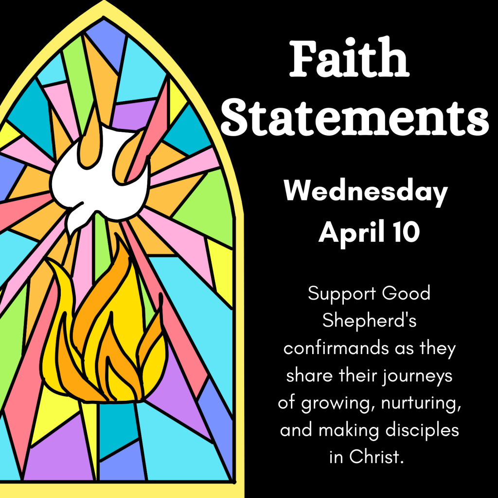 Faith Statements – Good Shepherd Lutheran